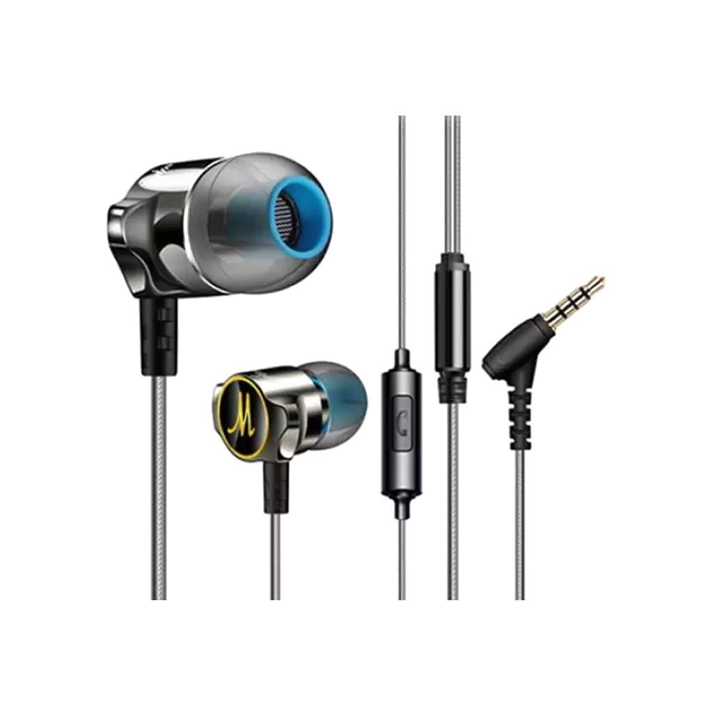 DM7 Zinc Alloy In Ear HiFi Earphone Stereo Bass Headset