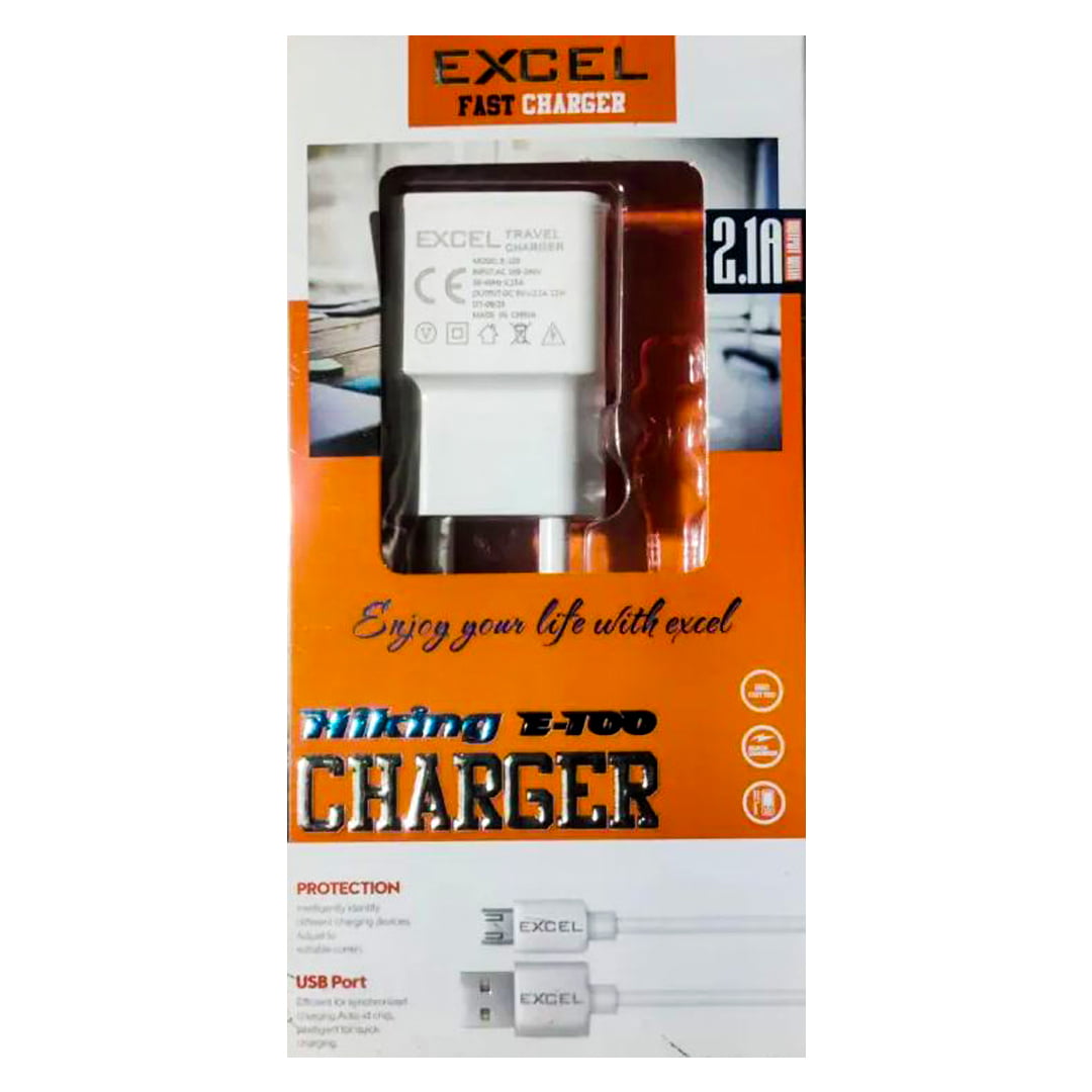Excel 10W Fast Charger With Cable Type B