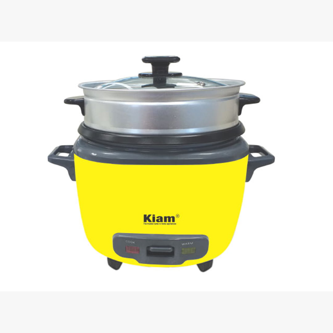 Kiam DRC-9704 Drum Rice Cooker(One SS Bati & One NS Bati) - 2.8 L ...