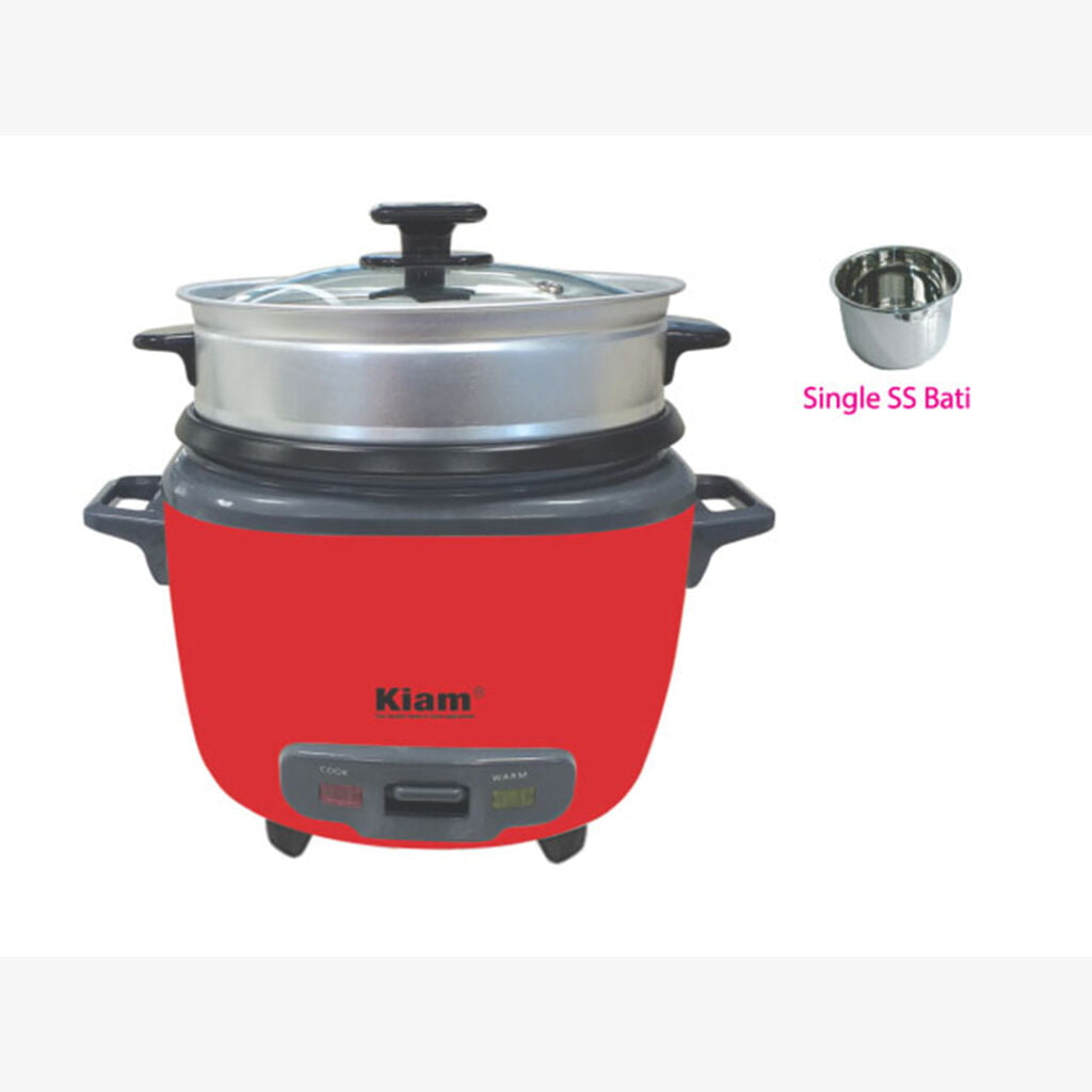 Kiam DRC-982 Drum Rice Cooker (One SS Bati) – 1.8L