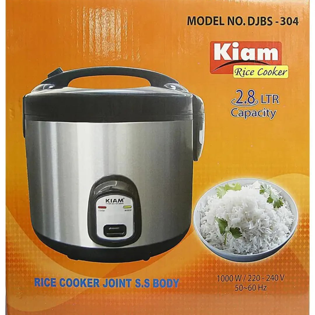 KIAM Rice Cooker Delux Joint Body – 2.8L DJBS-304