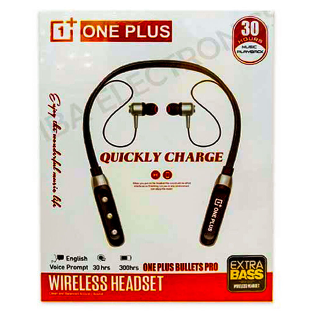 Oneplus bullets pro Neckband Upto 30Hrs - Bluetooth Headphone