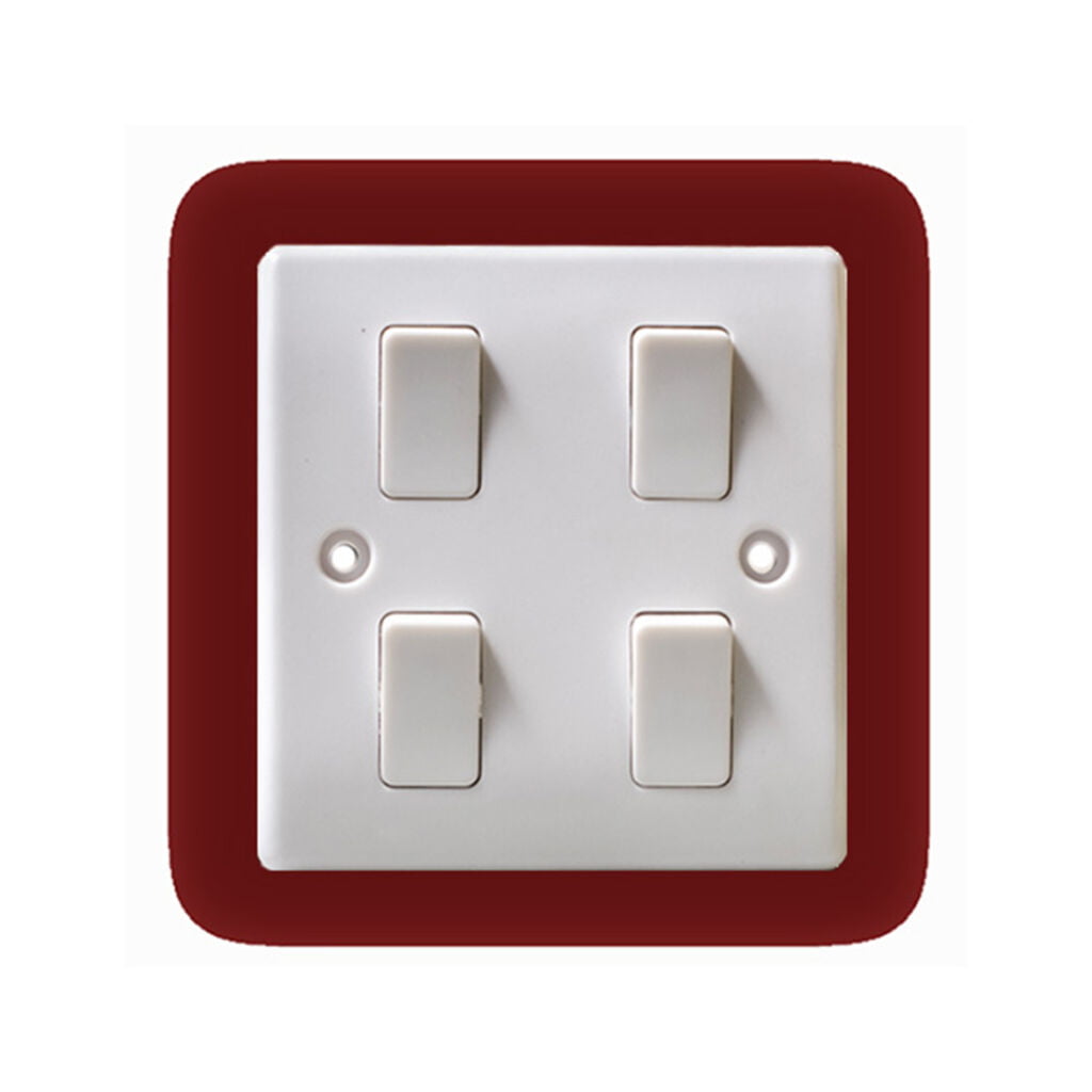 4 Gang 1 Way Switch