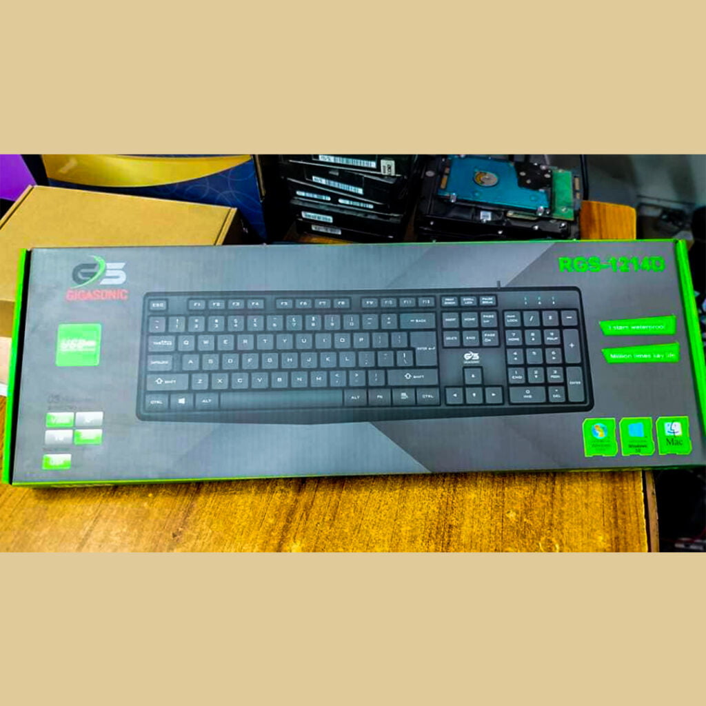Gigasonic Desktop Wired RGS-1214D USB Keyboard