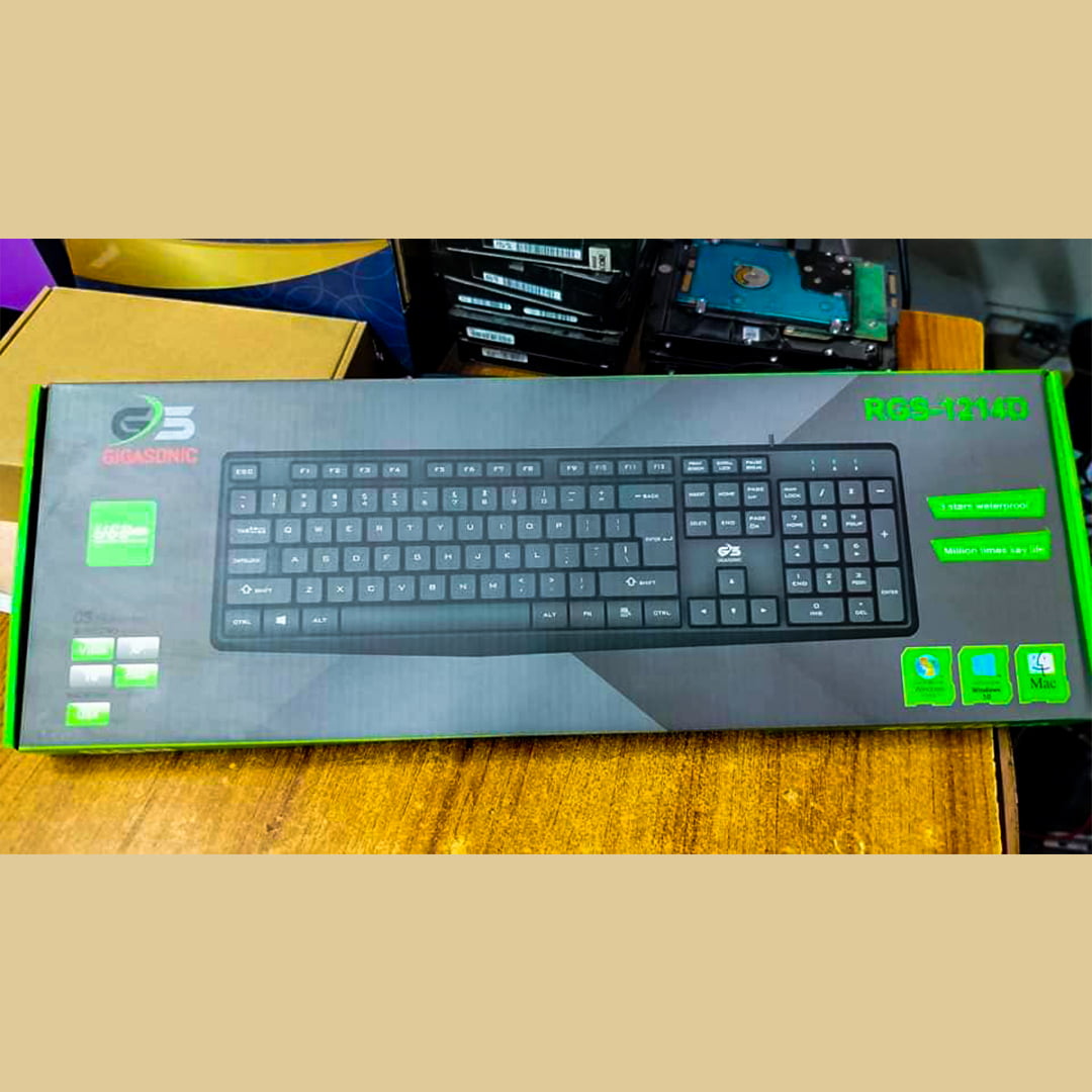 Gigasonic Desktop Wired RGS-1214D USB Keyboard