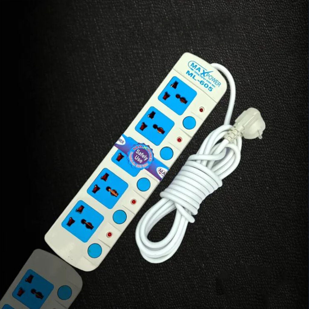 Max Power Multiplug Extension Socket 5 Meter