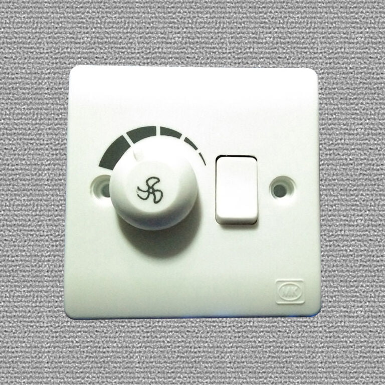 Mk Fan Regulator Dimmer with Switch Socket Speed Control