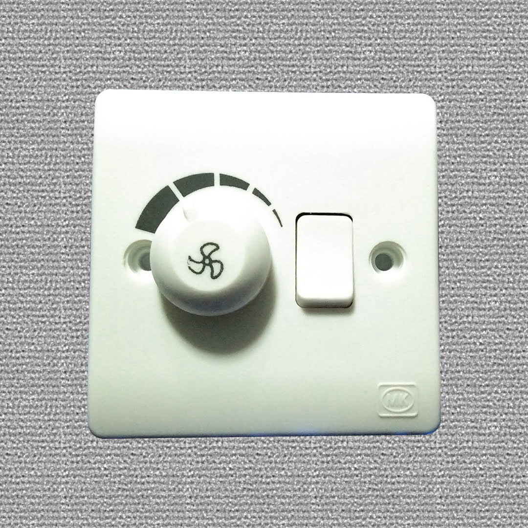 Mk Fan Regulator Dimmer with Switch Socket Speed Control
