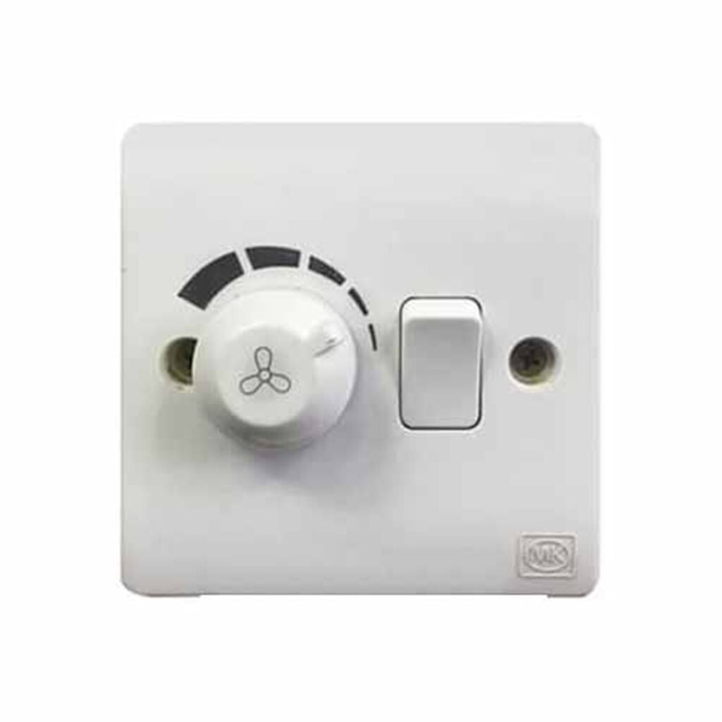 Mk Fan Regulator Dimmer with Switch Socket Speed Control