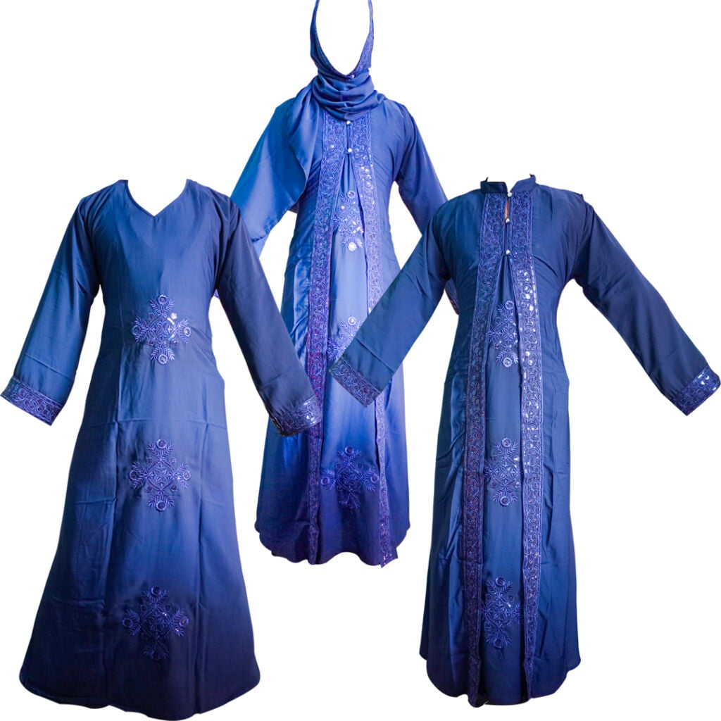 New Stylish & Embroidery Koti Orna With Borka Fashionable Outerwear for ...