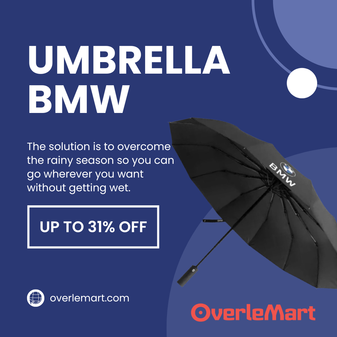 BMW Windproof UMBRELLA (AUTO LOCK) - OverleMart