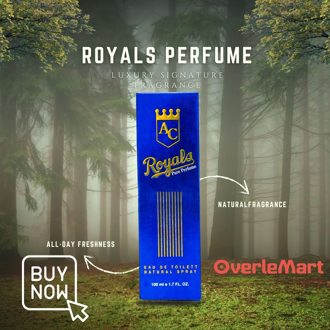 AC Royals Pure Perfume – Eau De Parfum Natural Spray - OverleMart