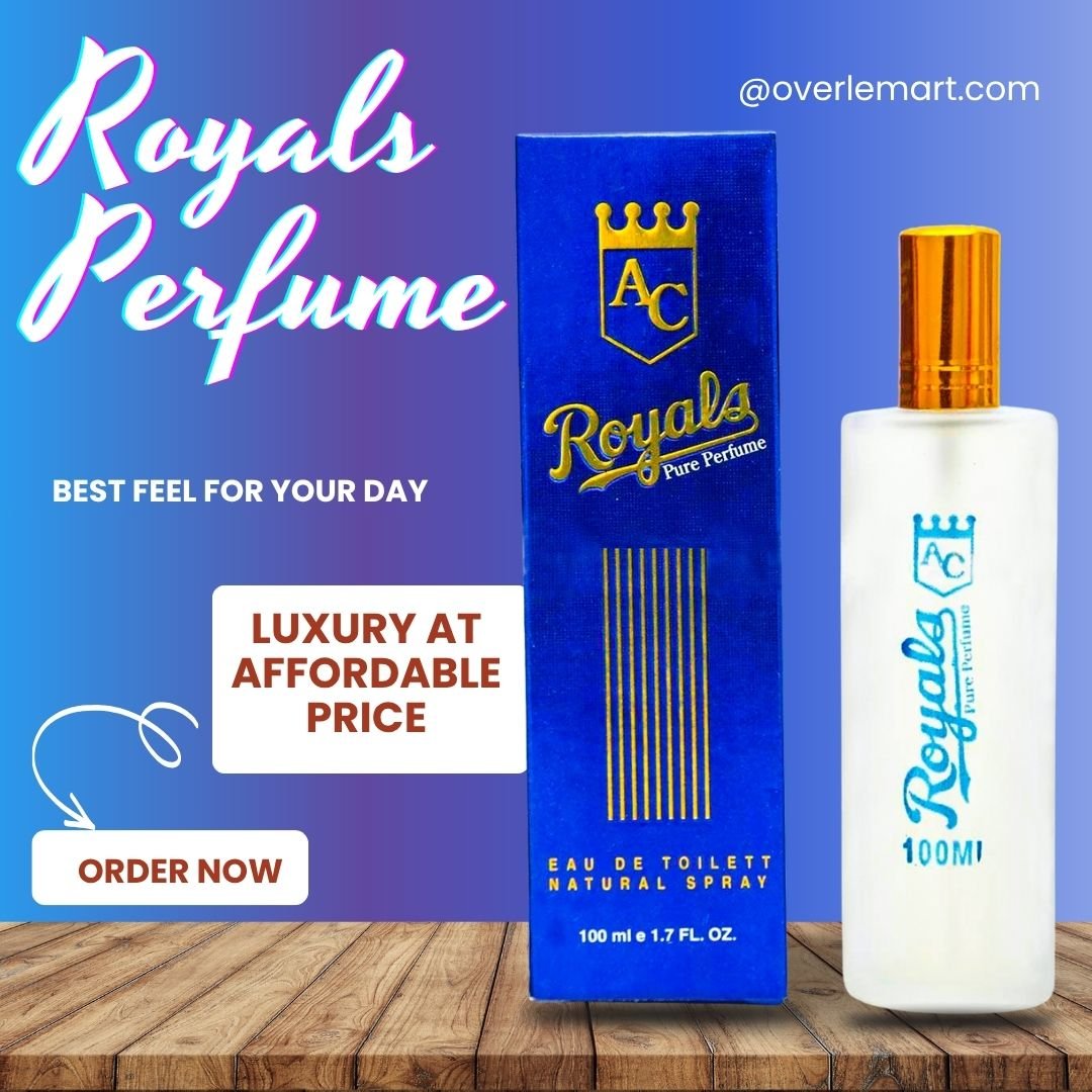 AC Royals Pure Perfume – Eau De Parfum Natural Spray - OverleMart